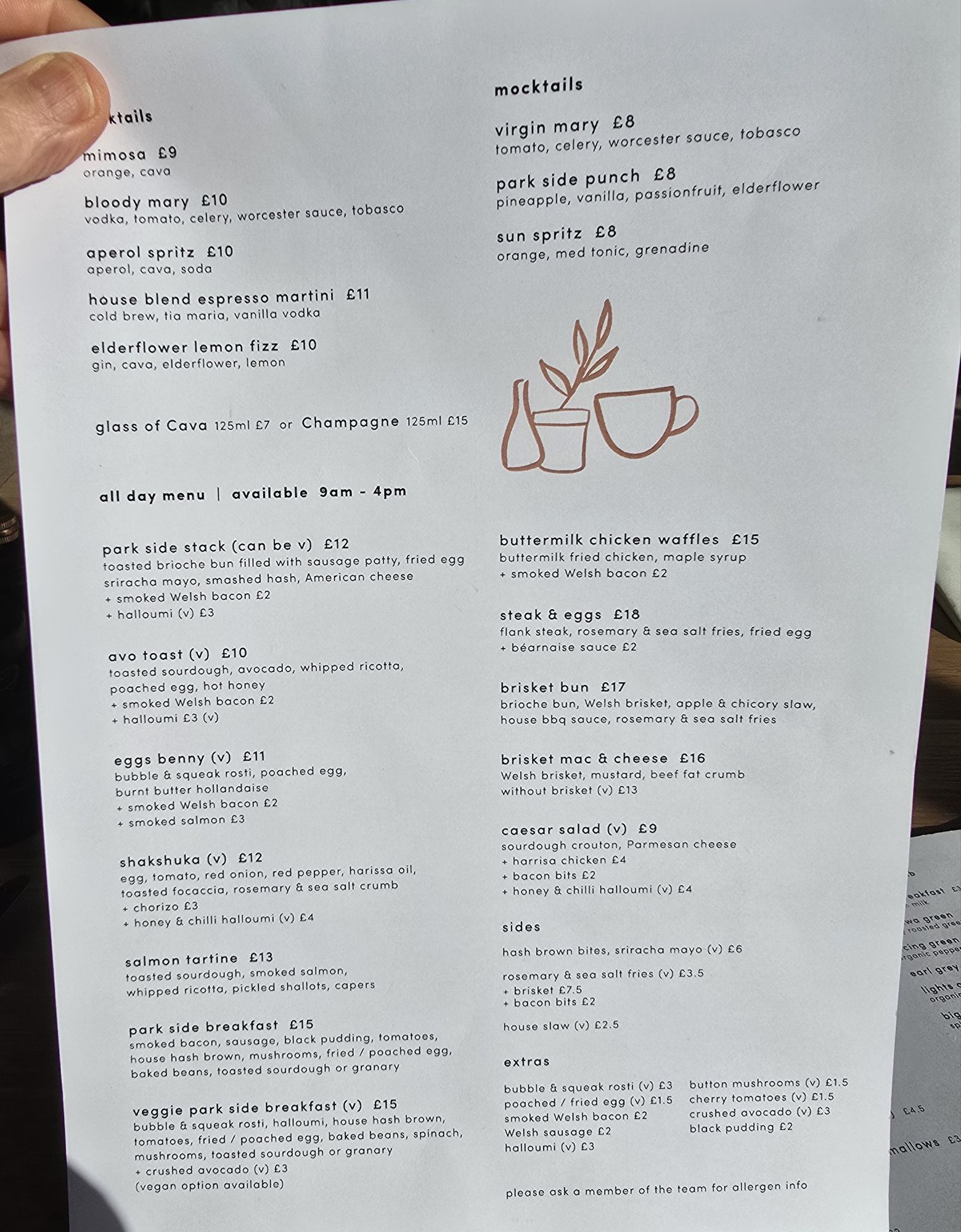 Lunch comes with strings attached! Park Side Coffee & Kitchen, Lakeside ...