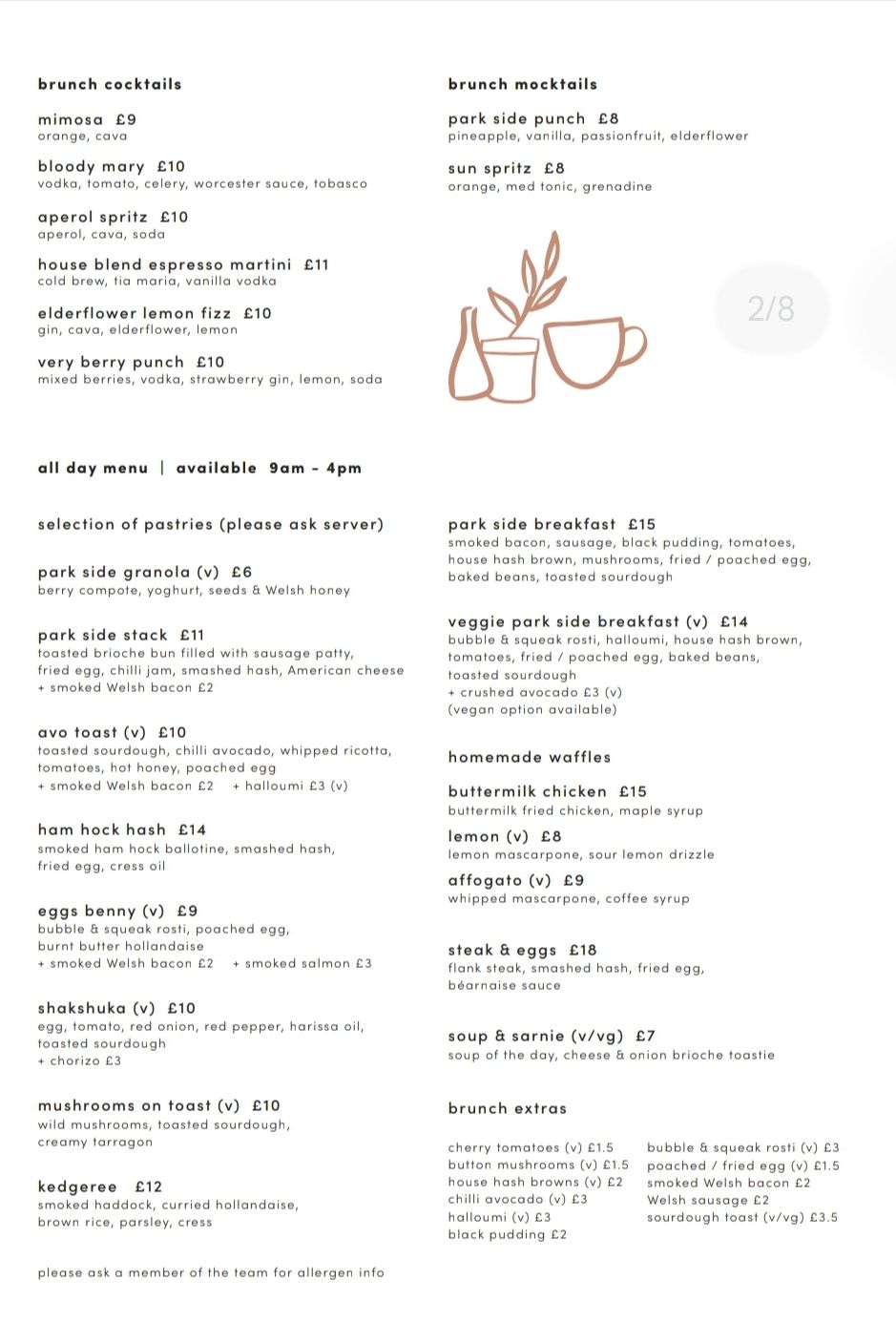 Lunch comes with strings attached! Park Side Coffee & Kitchen, Lakeside ...