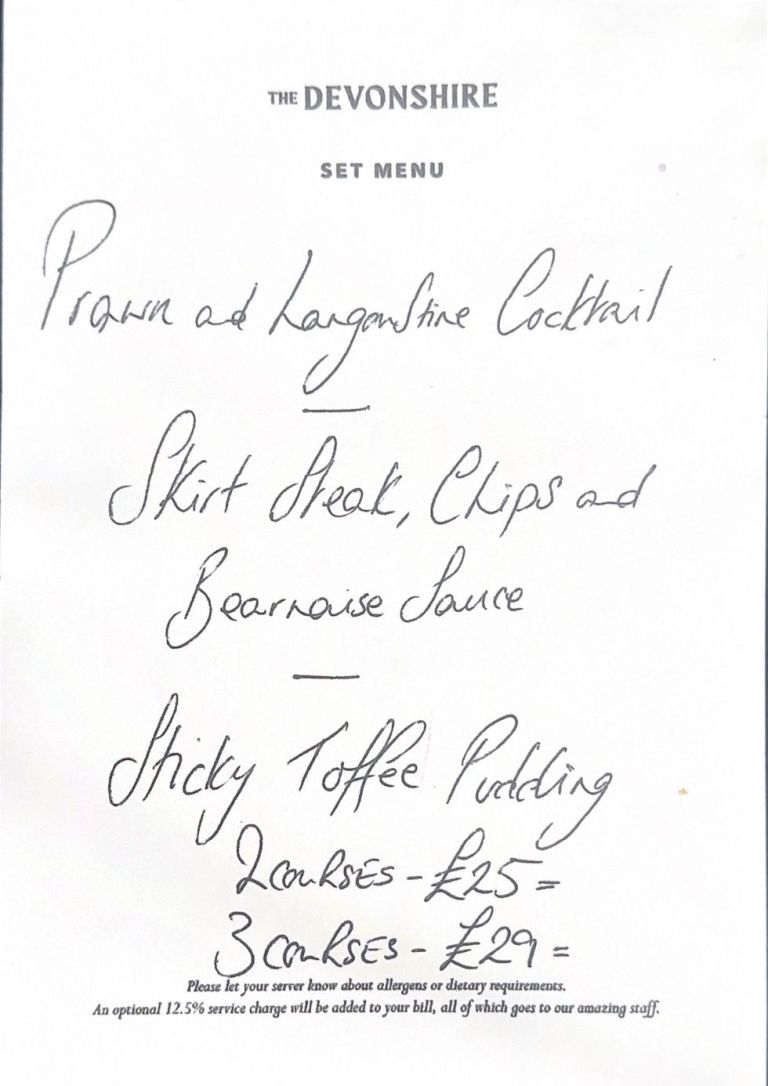 Over hyped or cor blimey that’s nice? The Devonshire, Soho, London ...
