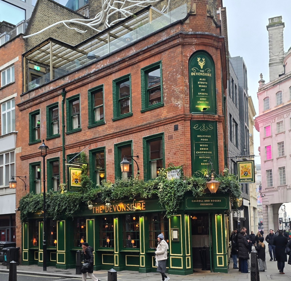 Over hyped or cor blimey that’s nice? The Devonshire, Soho, London ...