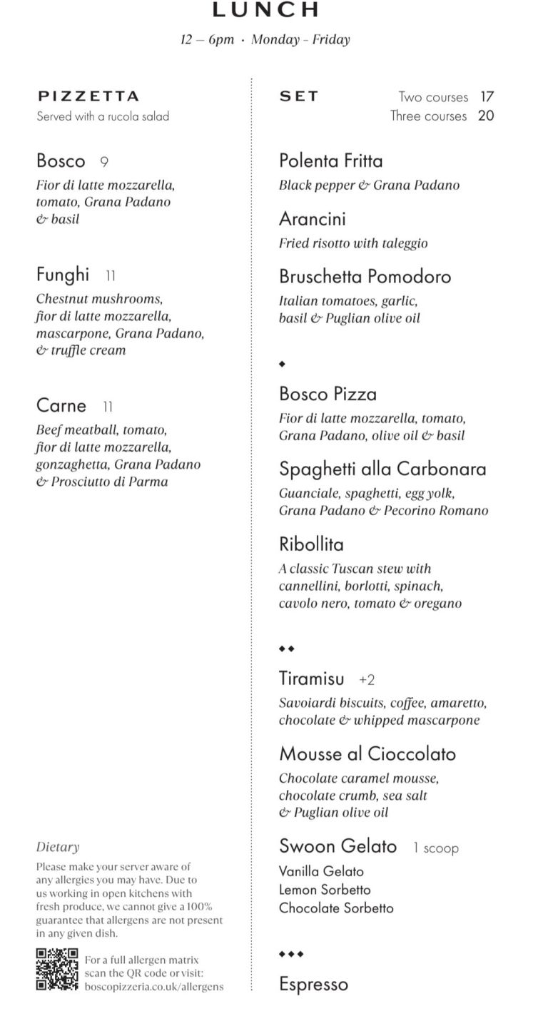The Italian way or just no way – Bosco, Cardiff city centre ...
